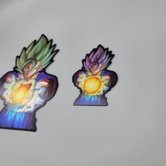 Wall Decor | Dragon Ball Holographic Lenticular Anime Decals Waterproof ...